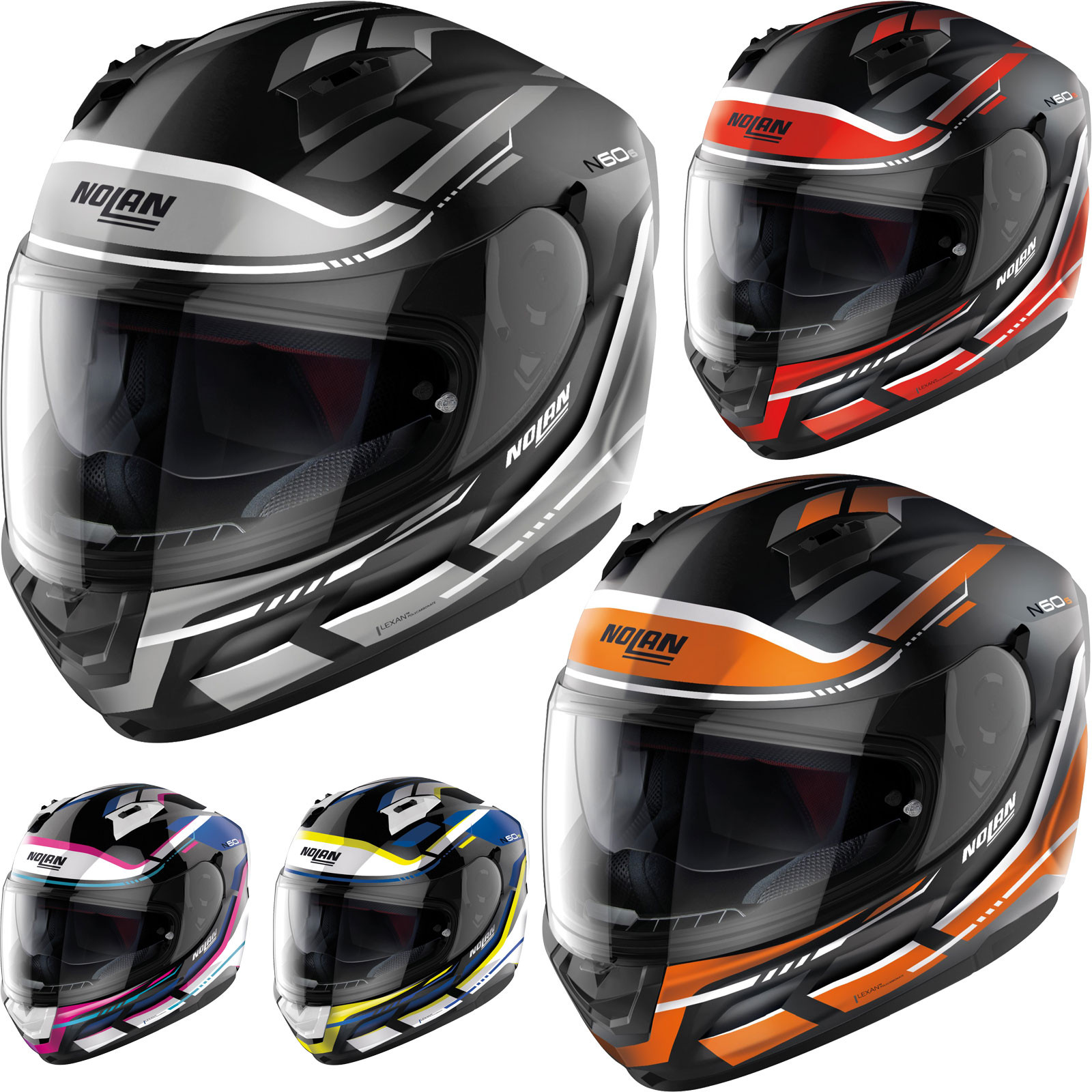Køb Nolan N60-6 Lancer full-face hjelm | Bikeroutfit.dk