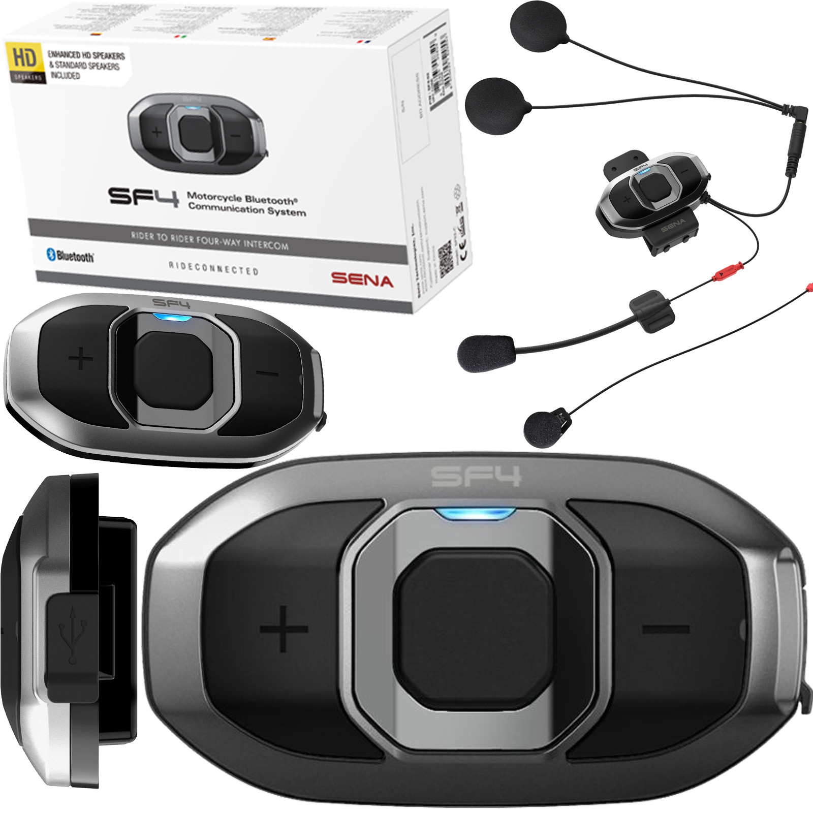 Køb Sena SF4 HD motorcykel headset| Bikeroutfit.dk